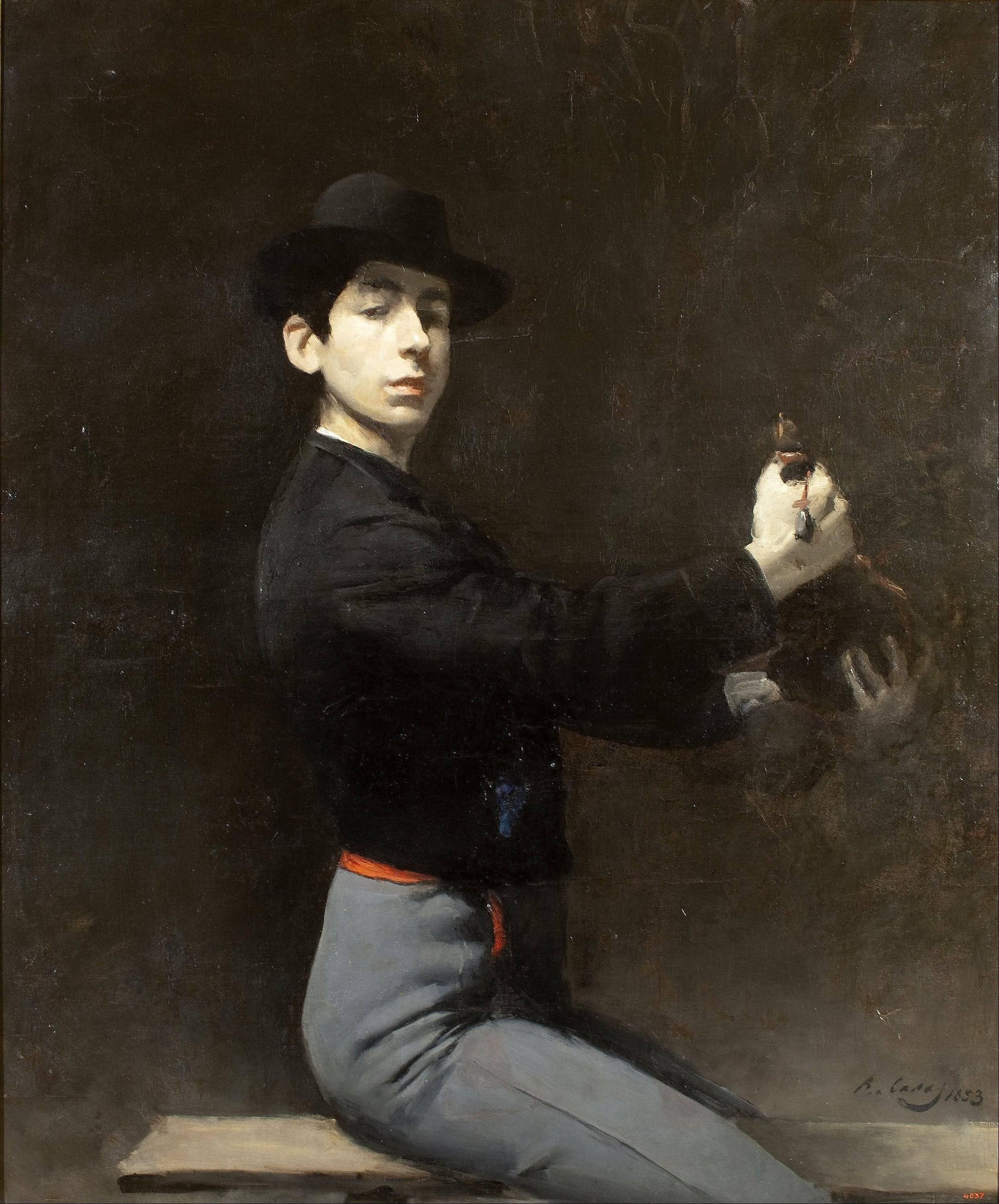 Self-portrait by Ramon Casas — Oil Painting Reproduction for Sale